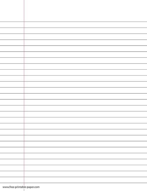 Printable Lined Paper Wide Ruled Free Printable Paper